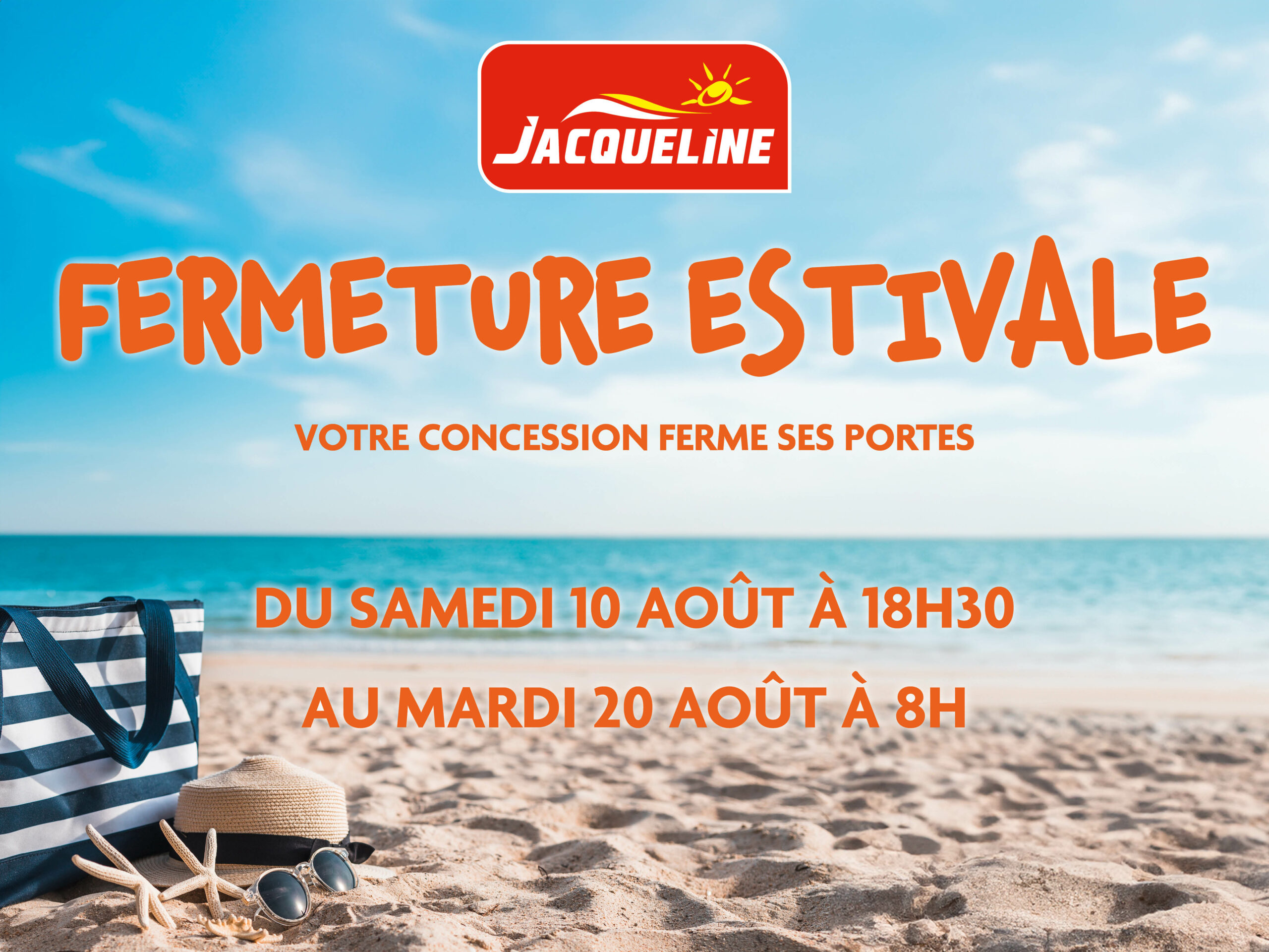 Congés annuels LAVAL : vacances d'été 2024 - ETS Jacqueline