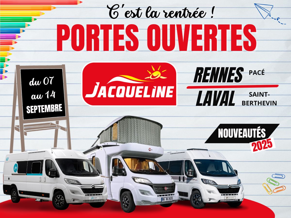 Portes Ouvertes de rentrée chez Jacqueline Rennes et Laval - ETS Jacqueline